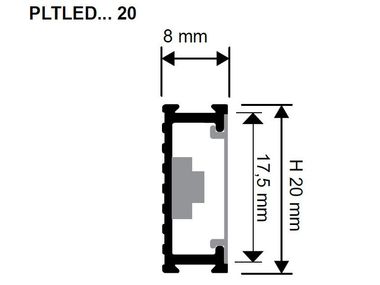 PROLISTEL LED Linear lighting profile By PROGRESS PROFILES