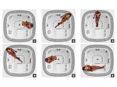ENJOY Overflow hydromassage 6-seats minipool By Jacuzzi® | design DNA ...