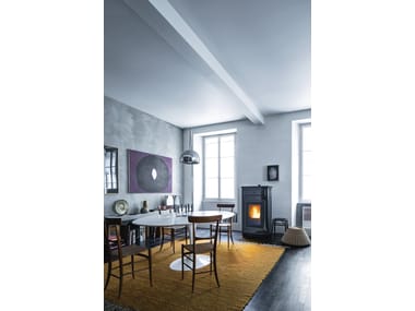 Pellet ceramic stove SISSY PELLET By Sergio Leoni