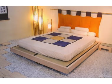 Cama doble tatami de madera LUNA By Cinius