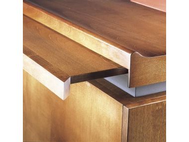 PRINCETON | Writing desk Rectangular wooden writing desk with drawers ...