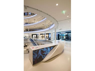 HIMACS - Shops & Exhibitions HIMACS Shop furnishing By HIMACS