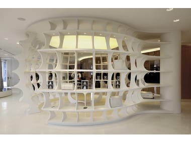 HIMACS - Shops & Exhibitions HIMACS Shop furnishing By HIMACS