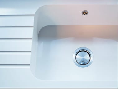 Single undermount Silestone® sink INTEGRITY ONE By Cosentino