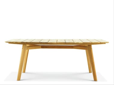 KNIT | Rectangular table By Ethimo design Patrick Norguet