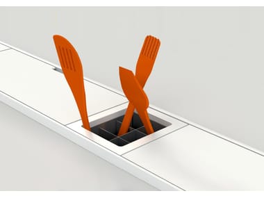 Kitchen equipped track EASYRACK KITCHEN STEP | Spoon holder By DOMUSOMNIA