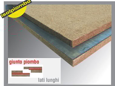 Sound insulation and sound absorbing felts with lead-laminate ...