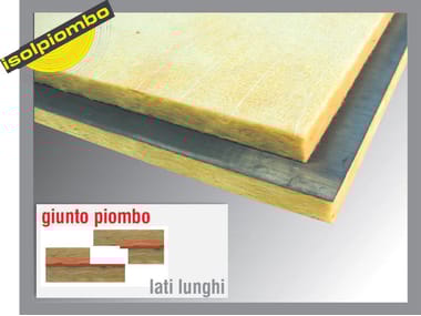 Sound insulation and sound absorbing felts with lead-laminate ...