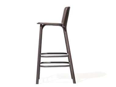 SPLIT | Wooden stool By TON design Arik Levy