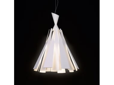 Aluminium pendant lamp METRONOME L By Delta Light