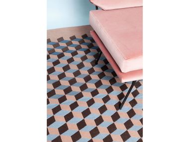 Handmade custom rug MINI INFINI By cc-tapis