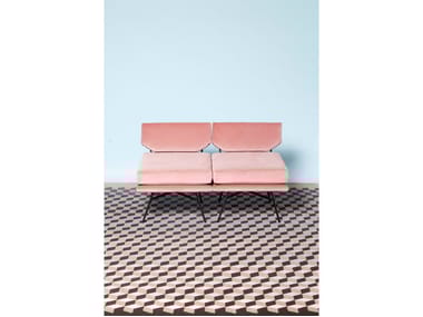 Handmade custom rug MINI INFINI By cc-tapis