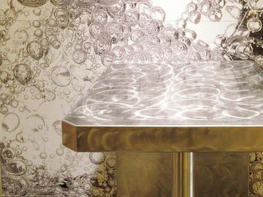 Ultra thin laminate wall tiles FORMICA® COMPACT INTERIOR By LEGNOPAN