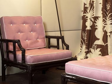 FLAIR Solid-color fabric for curtains By Dedar