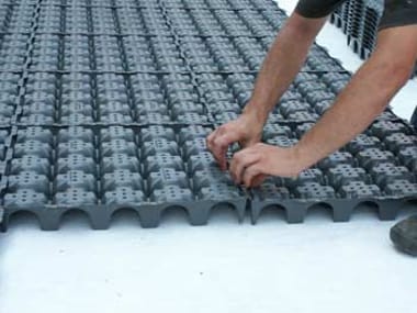 DRAINROOF Roof garden system By Geoplast