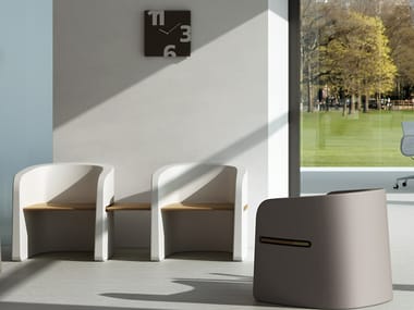 Polyethylene bench TALEA BENCH By Plust design Marco Zito