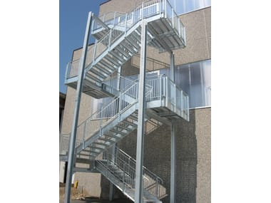 Fire escape staircase By SARA STEEL