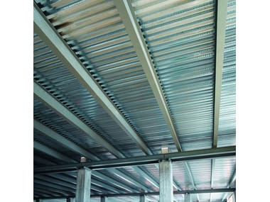 Steel-concrete loadbearing floor slab SOLAC® 55 By ELCOM SYSTEM