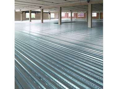 Steel-concrete loadbearing floor slab SOLAC® 55 By ELCOM SYSTEM