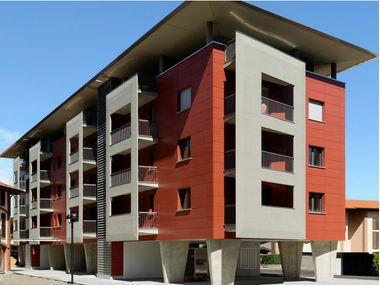 Roofing panel and sheet in fibre cement SWISSPEARL® By SWISSPEARL Italia