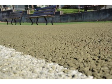 Pervious concrete for road pavings DRAINBETON By Betonrossi