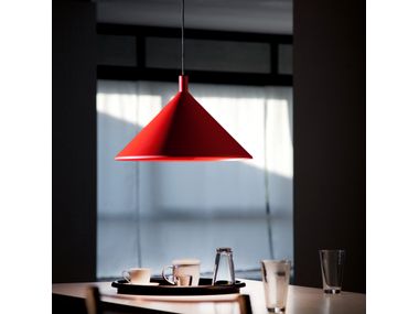 Direct light aluminium pendant lamp CONO By Martinelli Luce