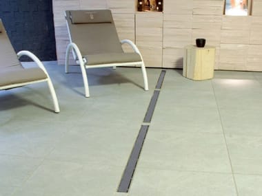 Rigole de douche en acier inoxydable DEFLOW Q By OMP