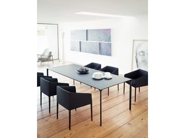 NUUR | Rectangular table By arper design Simon Pengelly