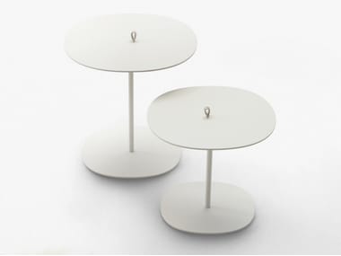 Round aluminium garden side table STRAP By Paola Lenti design Victor ...