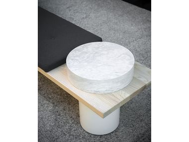 Modular bench with back GALLERIA By Tacchini design PearsonLloyd