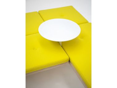 Modular bench with back GALLERIA By Tacchini design PearsonLloyd