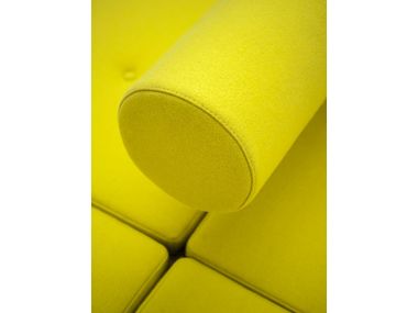 Modular bench with back GALLERIA By Tacchini design PearsonLloyd