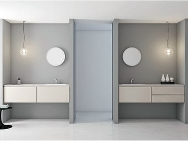 STRATO | Wall-mounted vanity unit By INBANI