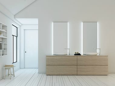 STRATO | Wall-mounted vanity unit By INBANI