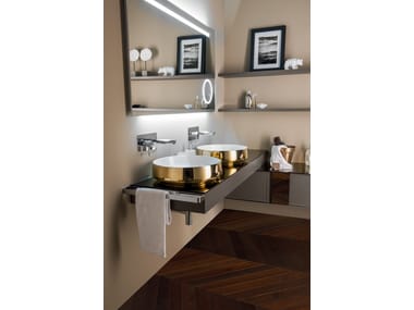 QAMAR - Composizione 2 Sectional vanity unit By INDA® | design Sergio ...