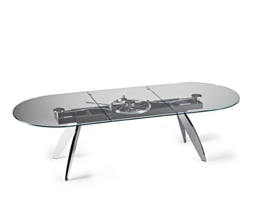 QUASAR | Rectangular table By NAOS design Studio D'Urbino Lomazzi
