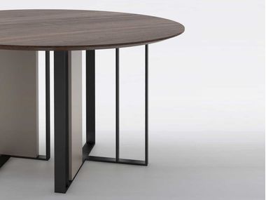 RAVELLO | Round table Round wooden dining table By Casa | design Mauro ...