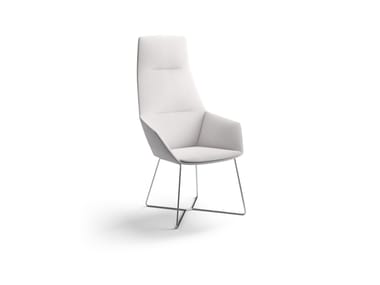 RAY SOFT | Armchair Upholstered fabric armchair with armrests By ...