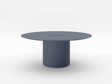 EXTRALIGHT Round meeting table with cable management By PROF