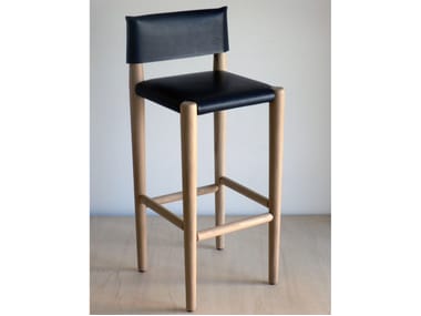 S2 | Stool with back By Temps Libre design Virginie Lobrot