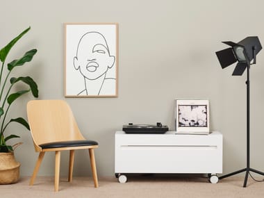 SANDER LOUNGE Wooden chair with padded seat By Karl Andersson | design ...