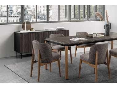 UNIVERSAL Wooden sideboard with doors By Calligaris | design Gabriele ...