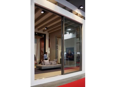 SKYLINE SYSTEM Metal patio door By CARMINATI SERRAMENTI
