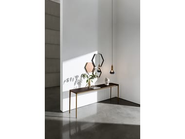 SLIM 4 LEGS | Ceramic console table Rectangular ceramic console table ...