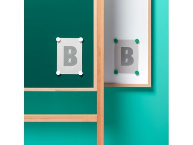 SLIM Magnetic wall-mounted office whiteboard By Made Design