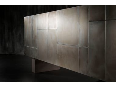 SLIM SIDE HIGH Metal sideboard with doors By Henge | design Massimo ...