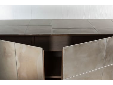 SLIM SIDE HIGH Metal sideboard with doors By Henge | design Massimo ...