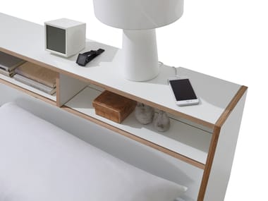 SLOPE | Bed Bed with storage headboard By Müller Small Living | design ...