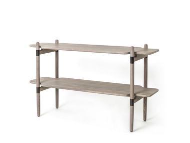 Open freestanding wooden bookcase SLOW SHELF 3 Slow Collection By ...
