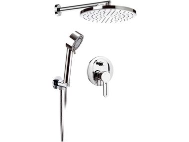 SMART | Shower mixer with overhead shower By Daniel Rubinetterie